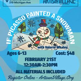 If Picasso Painted a Snowman