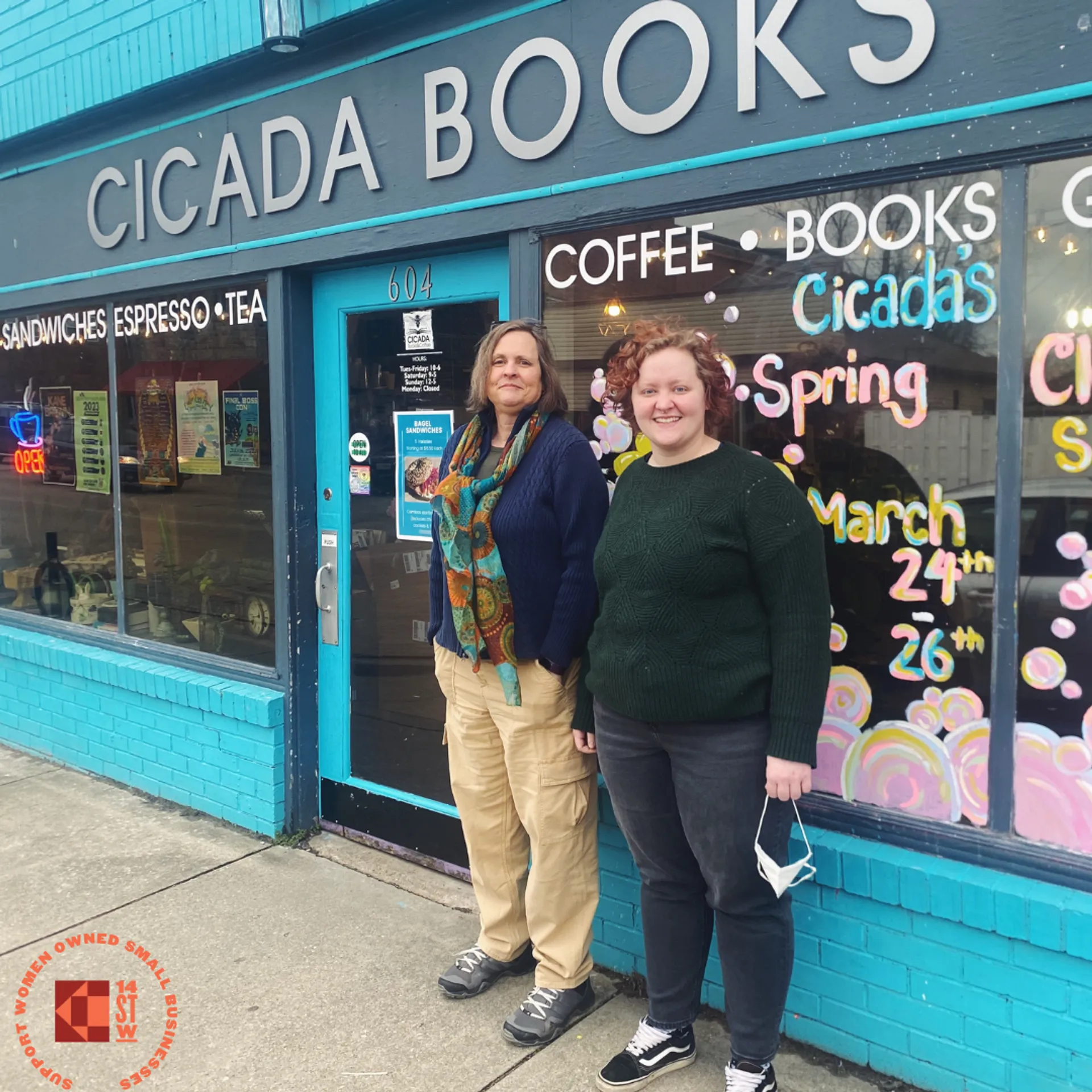 #WomensHistoryMonth in Central City: Cicada Books and Coffee