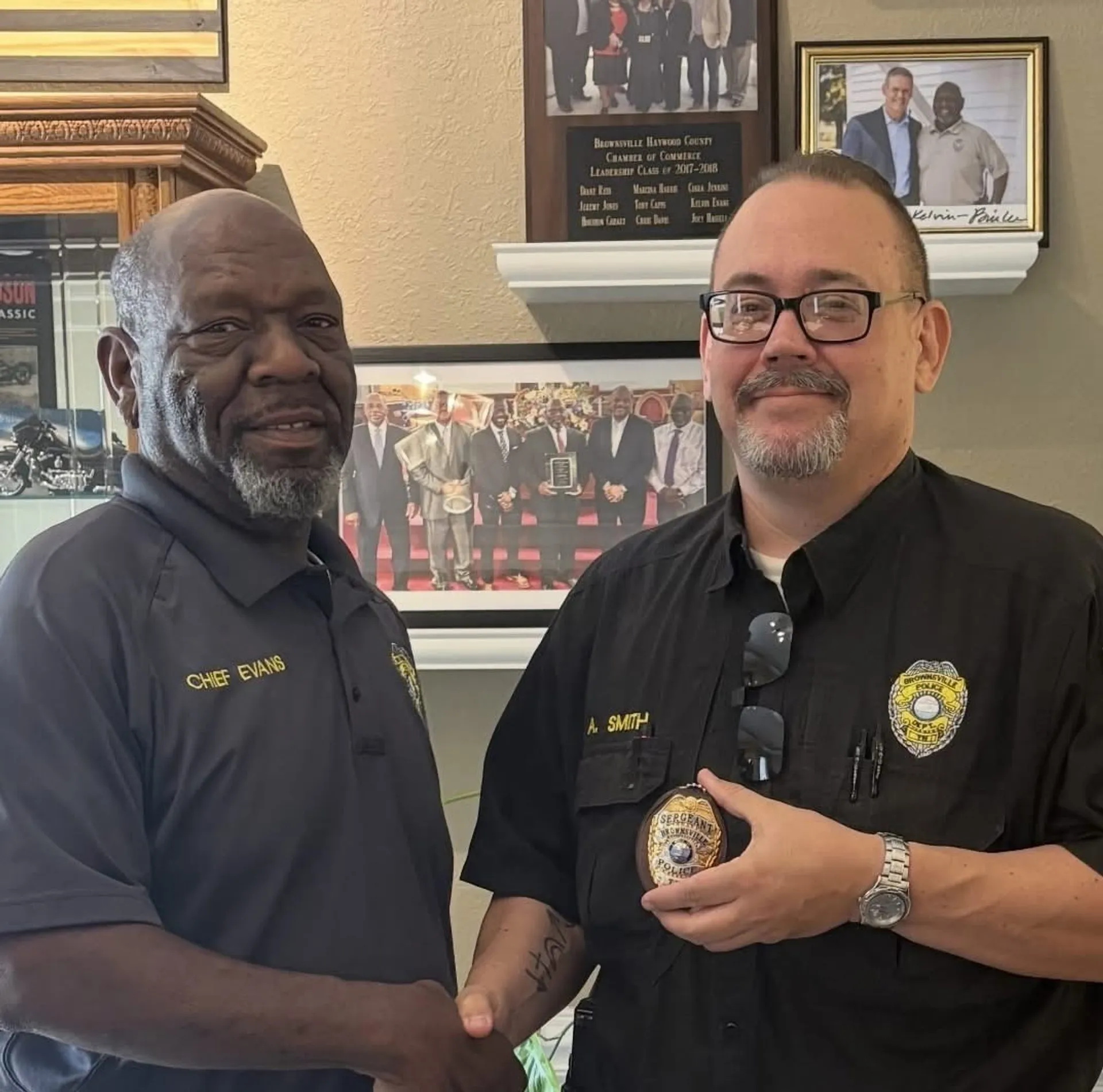 Promotion of Aaron Smith to the rank of Sergeant in the Criminal ...