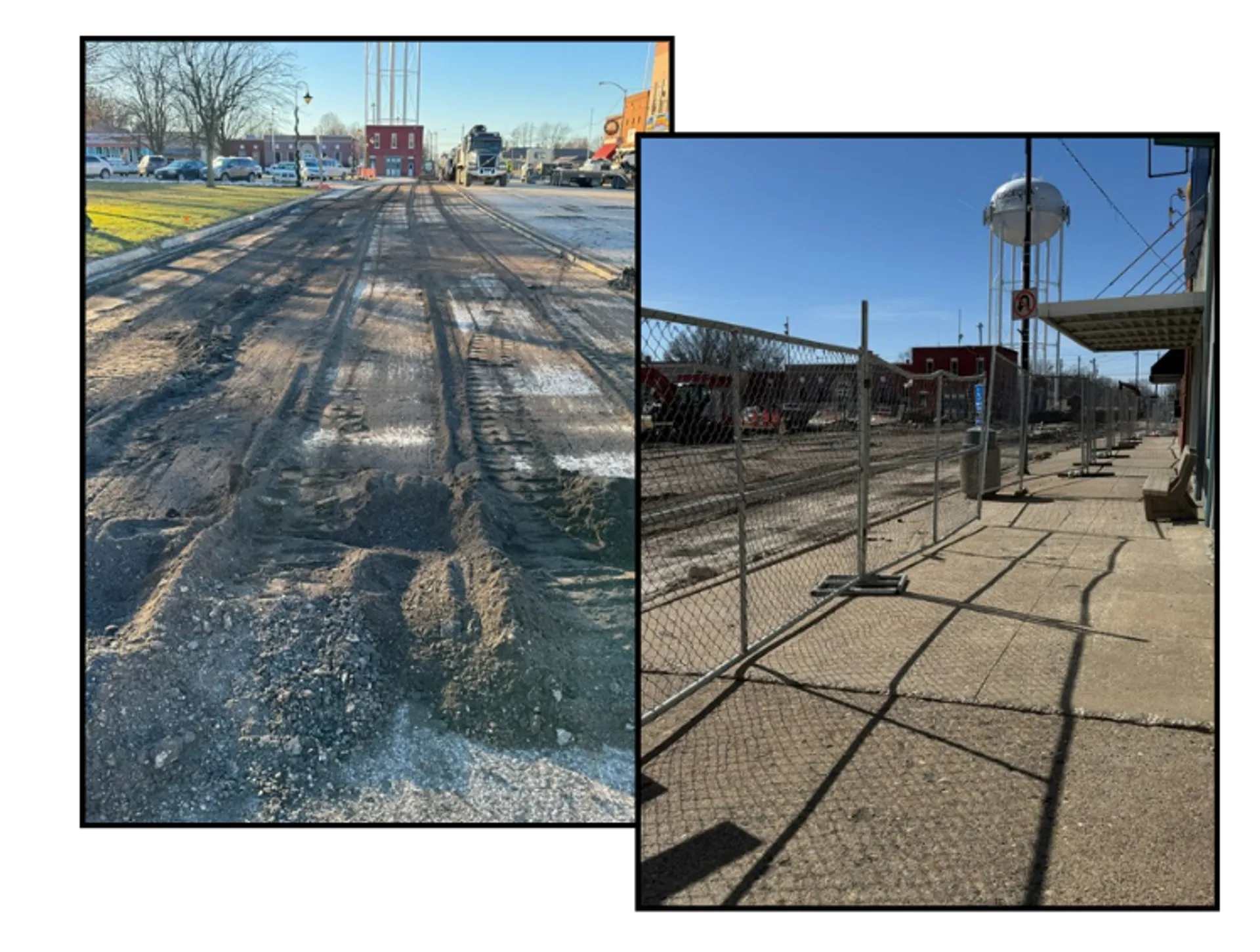 Downtown Streetscape Water Main Work Begins January 14th