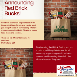 Red Brick Bucks Are Here!