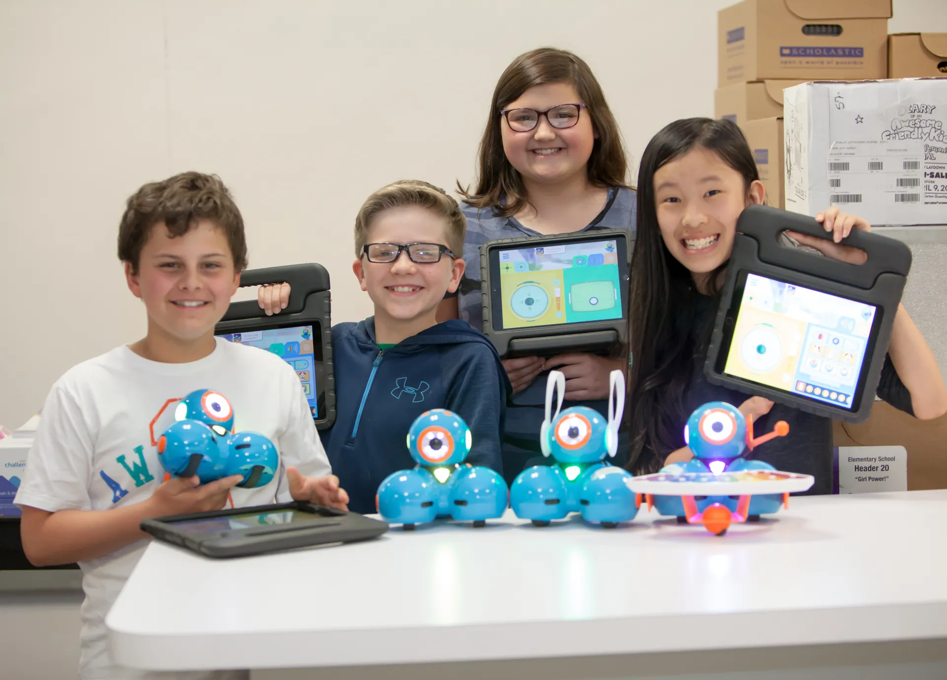Linntown Students Put Coding Skills into Action with Dash and Dot Robotics