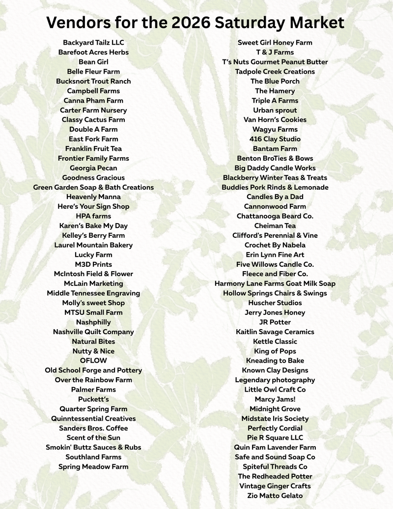Saturday Market Newsletter March 2, 2026