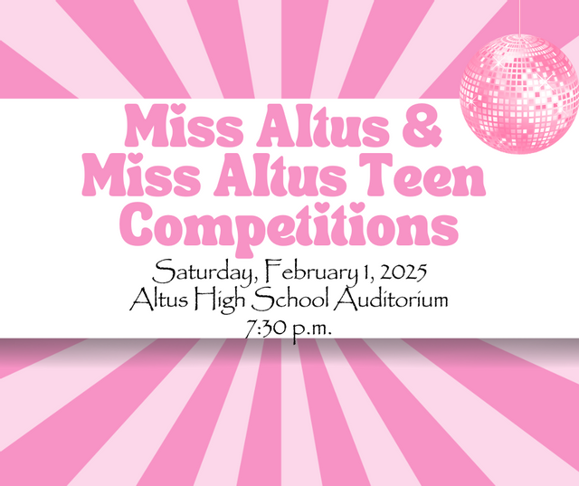 Miss Altus & Miss Altus Teen Competitions
