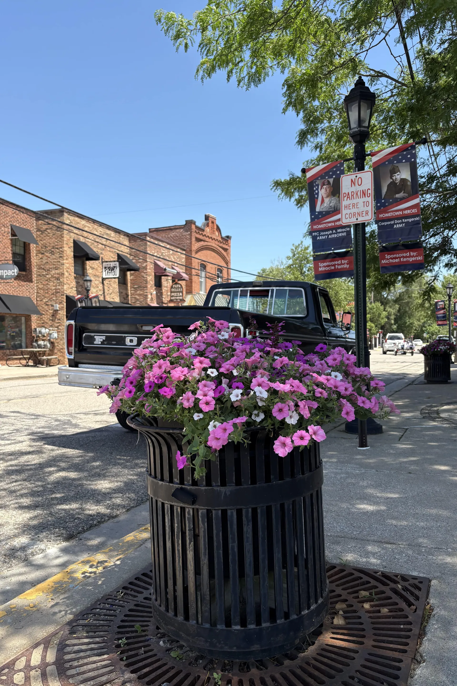 Downtown is in Full Bloom -- Thanks to Wojo's!