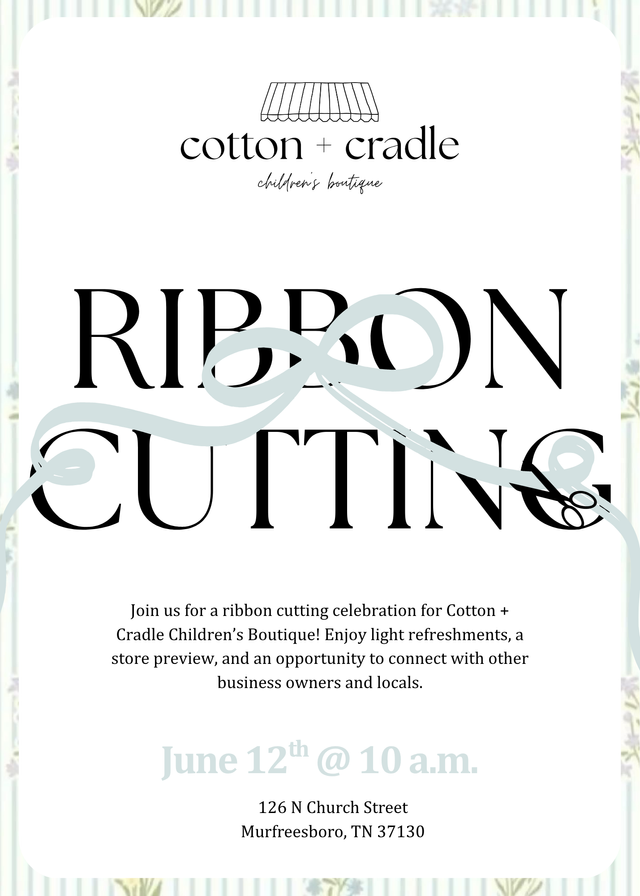Ribbon Cutting for new downtown business