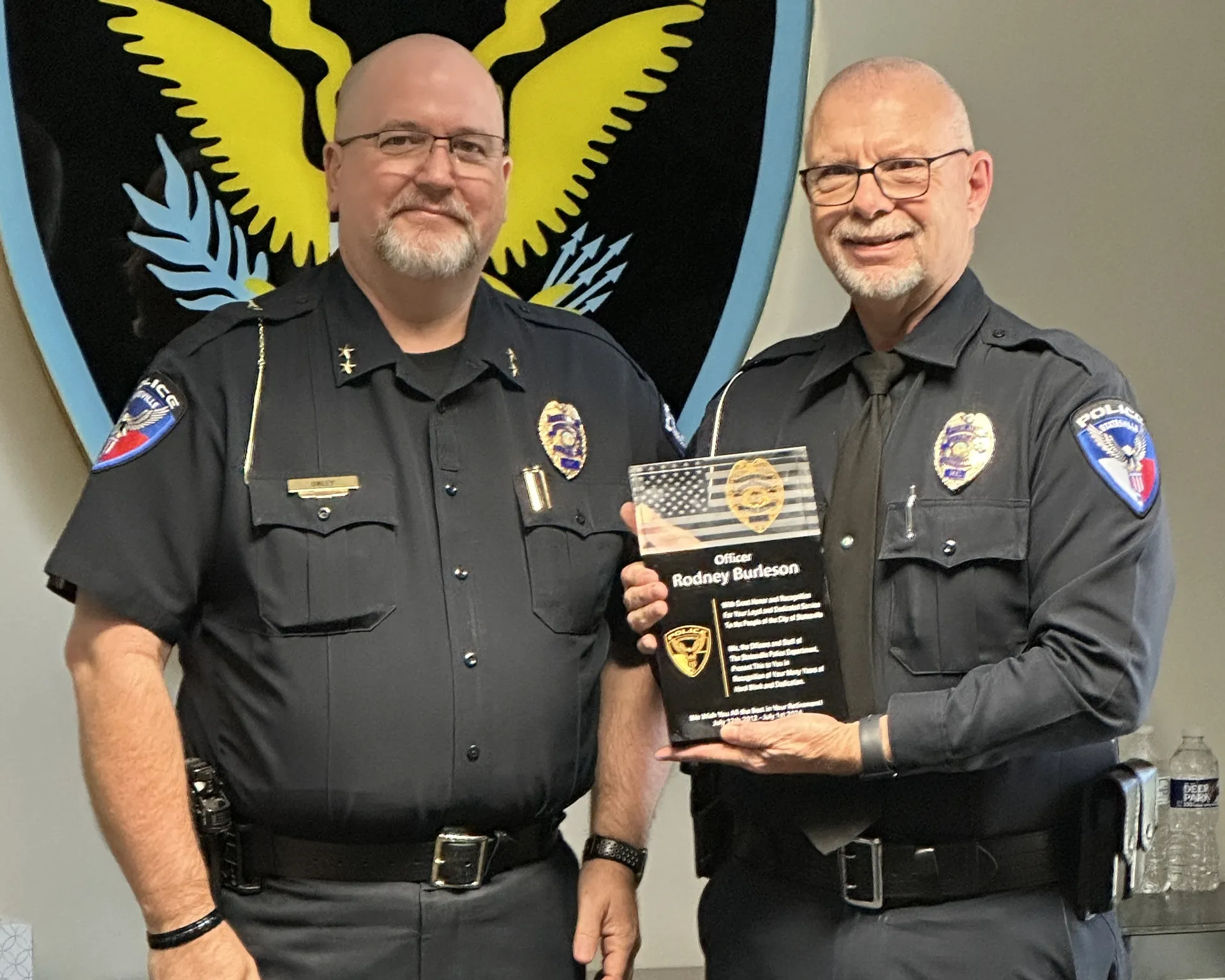 Celebrating the Retirement of Officer Rodney Burleson