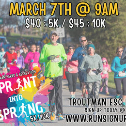 14th Annual Sprint into Spring 5k/10k