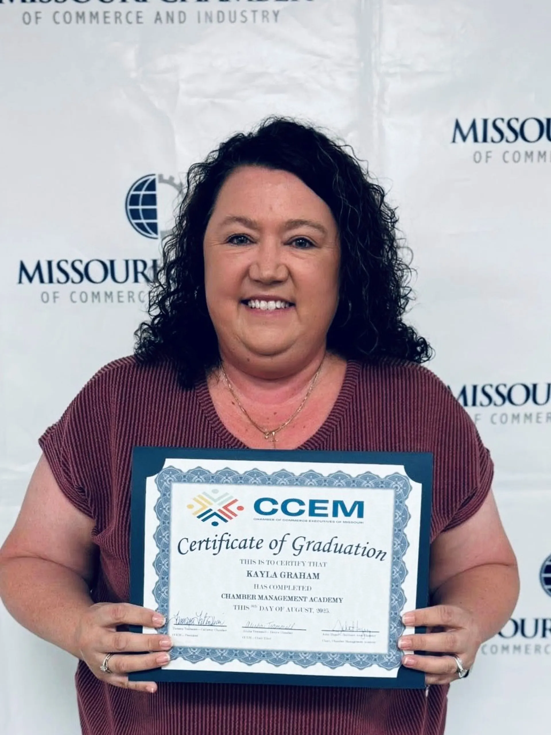 Kayla Graham Completes Chamber Management Academy