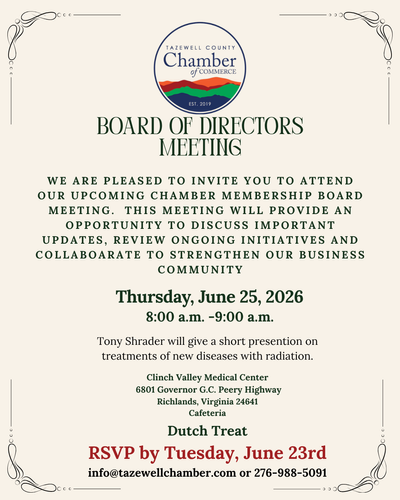 Events from Tazewell County Chamber of Commerce