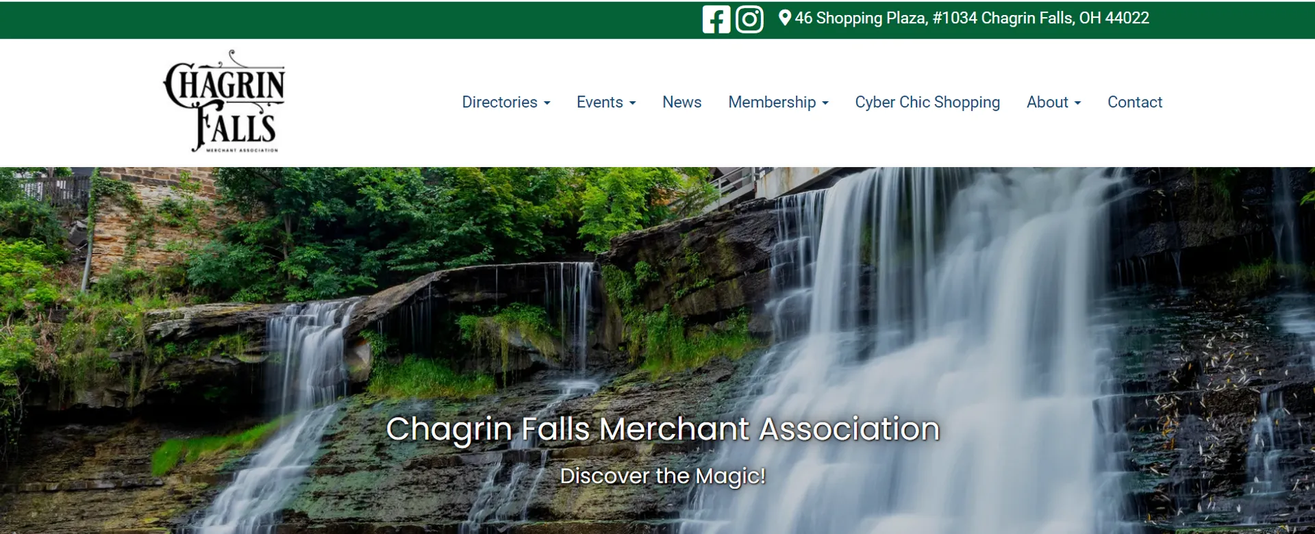 Chagrin Falls Merchant Association Has a NEW Website!