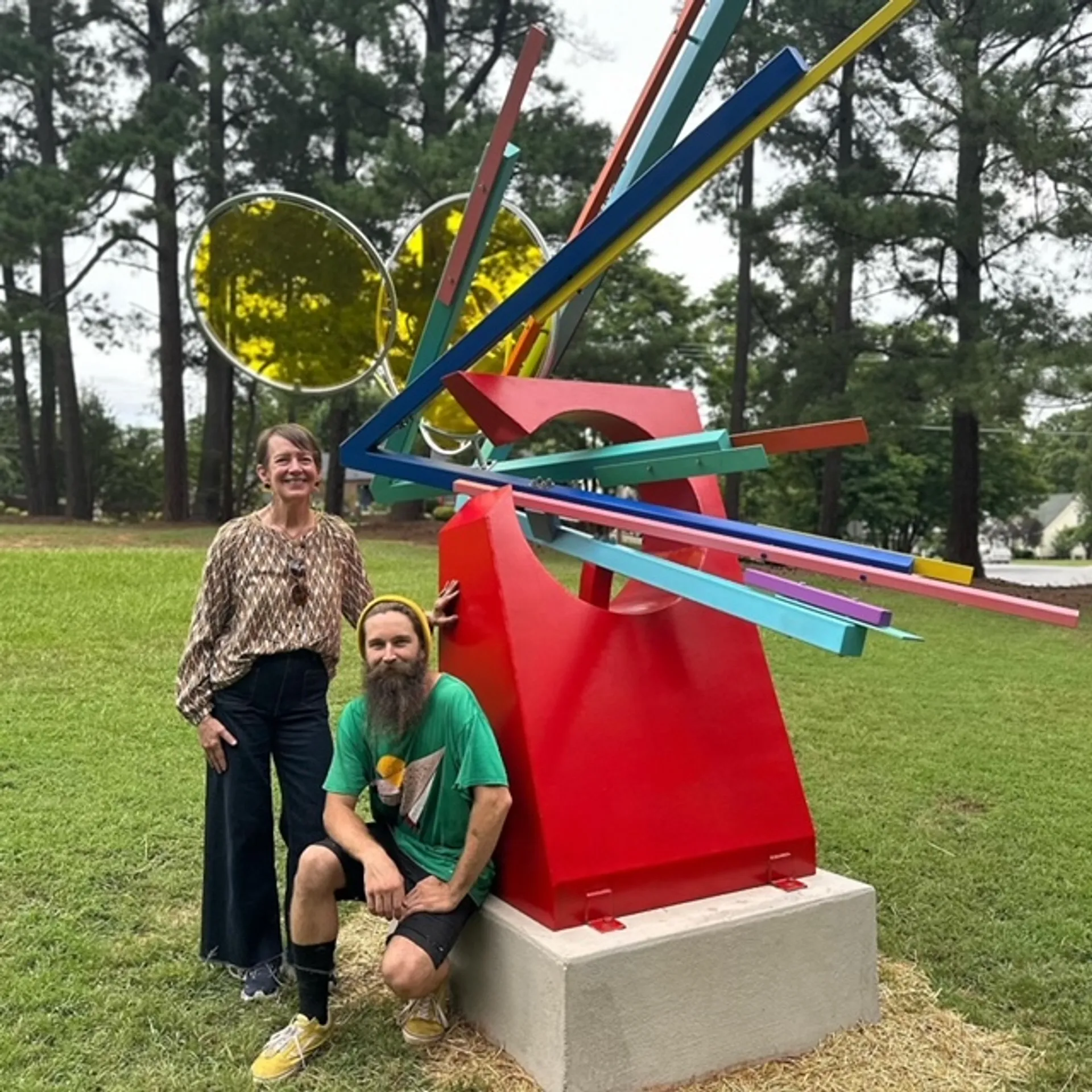 New Art Sculptures by Sculptor John Ross Illuminate Statesville with ...